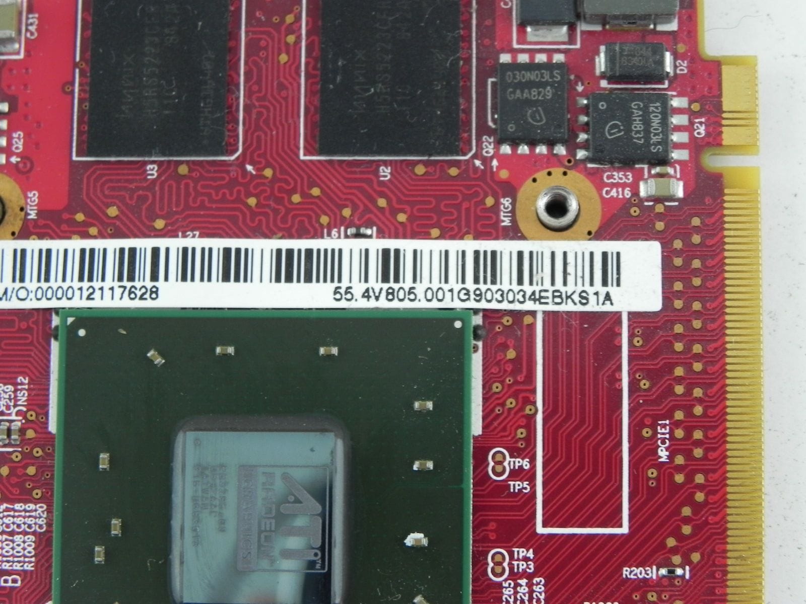 Купить ATI Mobility Radeon HD 3650 видеокарта для ноутбука НЕРАБОЧАЯ ...