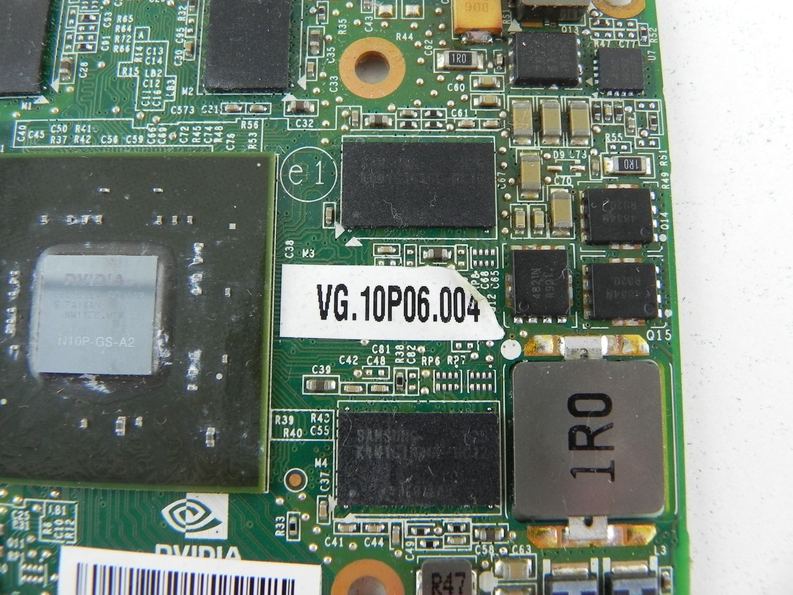 Купить nVidia GeForce GT240M видеокарта для ноутбука НЕРАБОЧАЯ N10P-GS-A2 по низкой цене