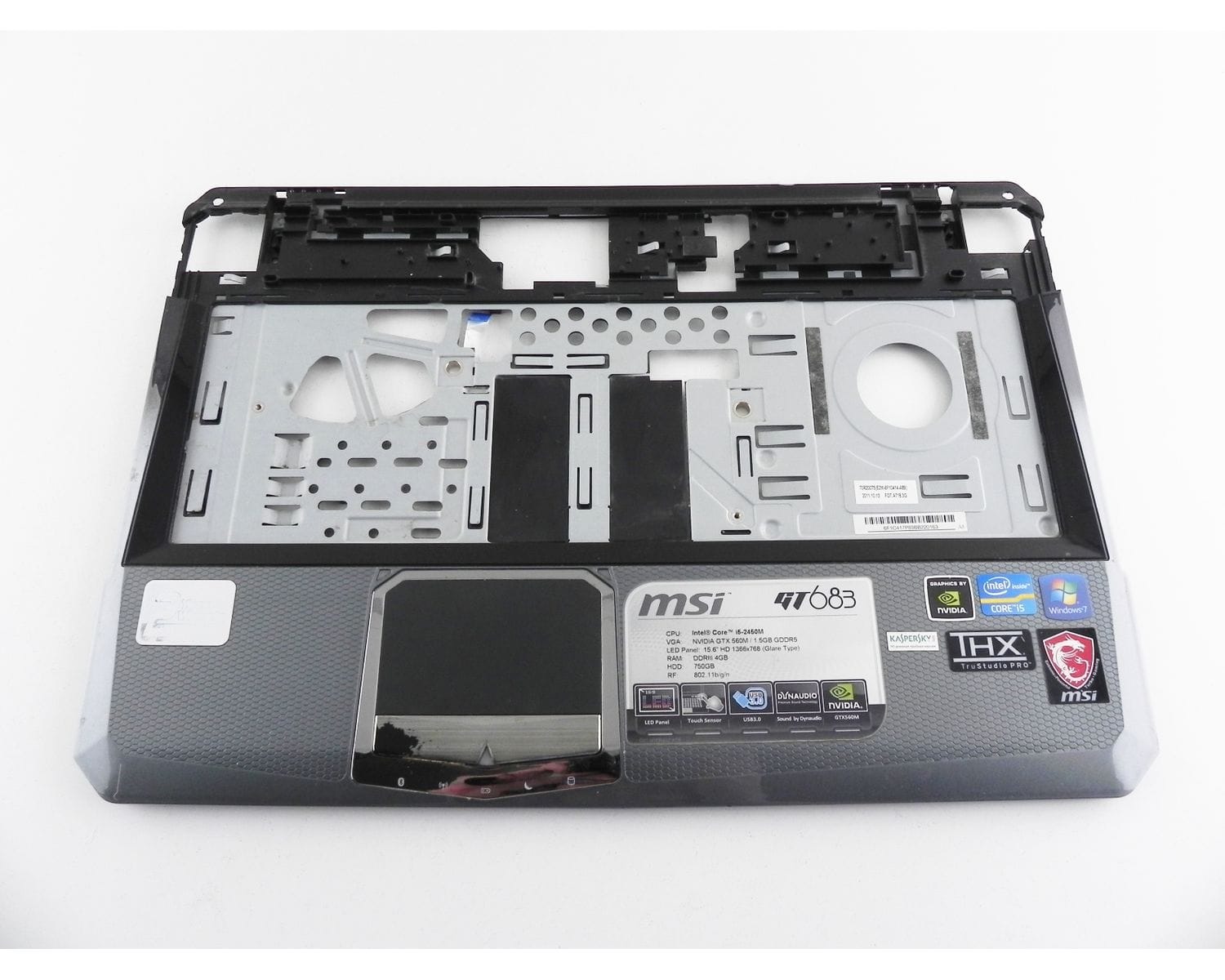 Купить MSI GT683 MS-16F2 15.6" Крышка Палмрест, Тачпад без клавиатуры ...